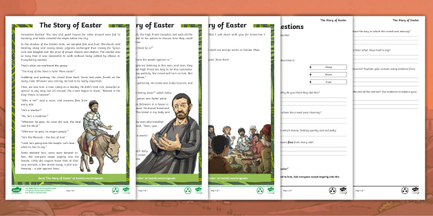 Easter Story Reading Comprehension KS2 | The Story of Easter